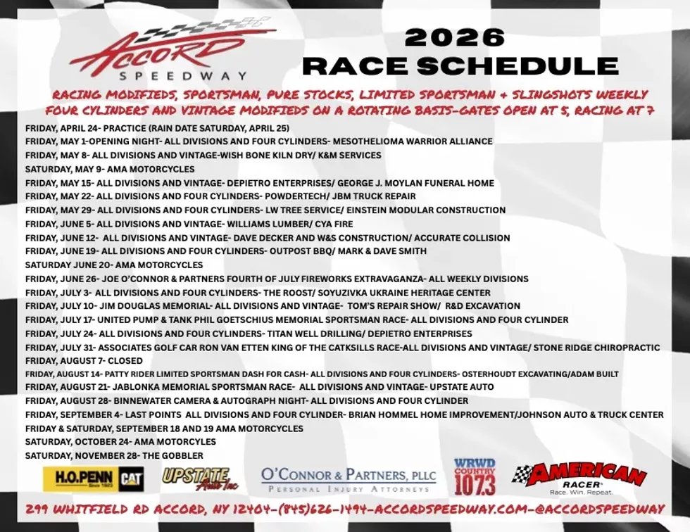 Accord Speedway 2026 Friday Night Races Start at 7:00PM! | Accord ...